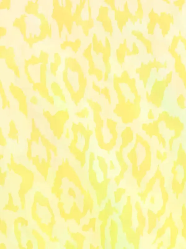 Versace 1990s Animal-print Scarf - Yellow