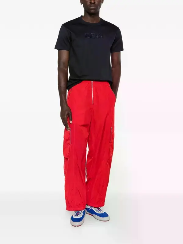 Fendi Embroidered-logo T-shirt