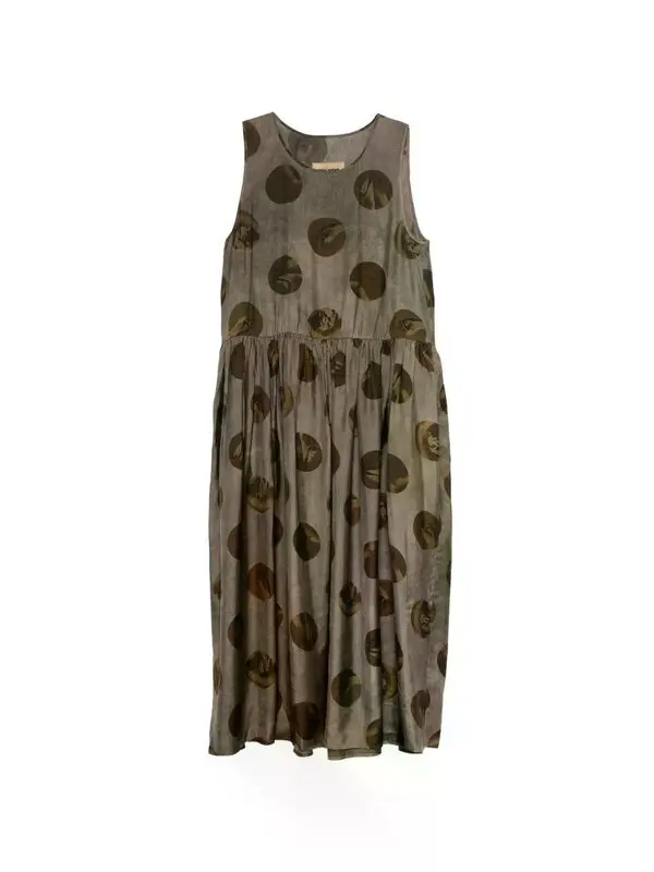UMA WANG Crew-neck Midi Dress