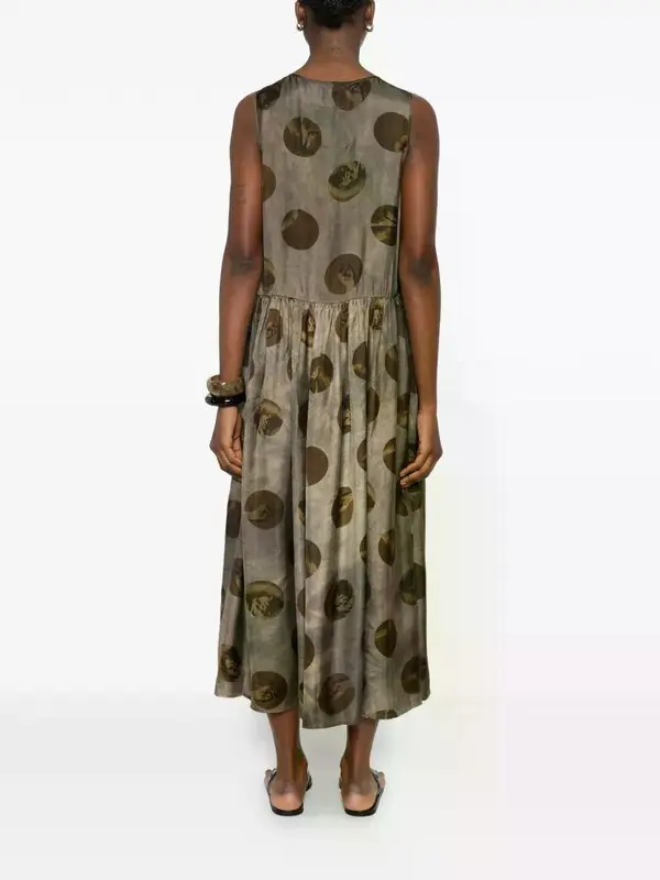 UMA WANG Crew-neck Midi Dress
