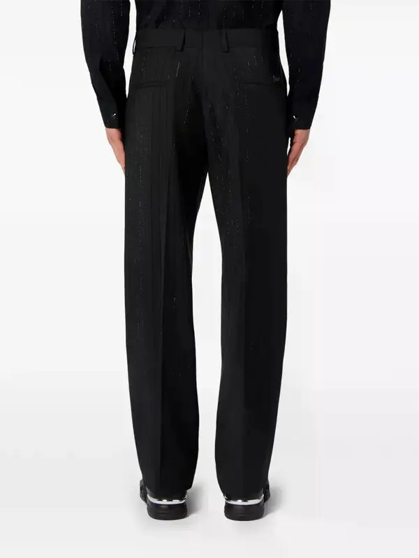 Philipp Plein Embellished Loose Fit Trousers