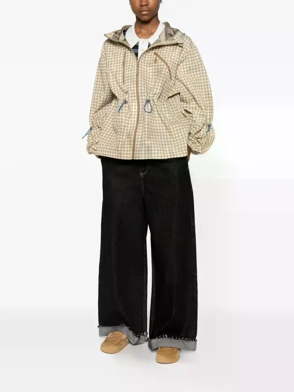 DAMSON MADDER Matilda Gingham-check Raincoat