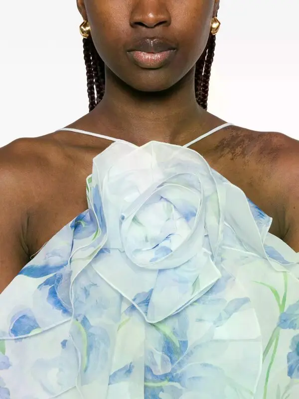 aje soundscape maxi dress blue Rent AJE Soundscape Maxi (Seabreeze Blue) – Dress for a Night