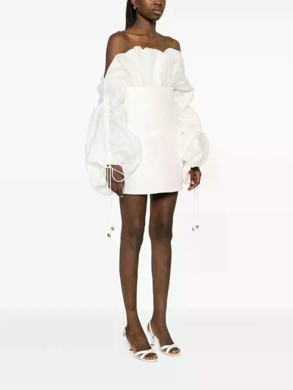 Aje Maxima Puffed Sleeve Mini Dress