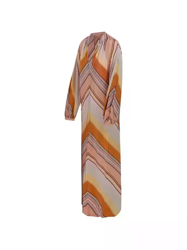 MR.MRS SHIRT Striped V-neck Dress