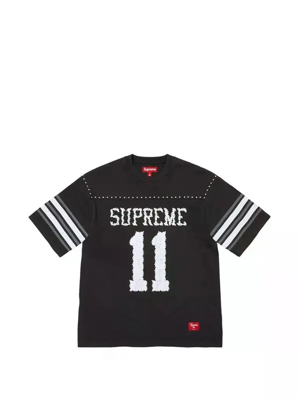 Supreme Studded Football T-shirt - Black