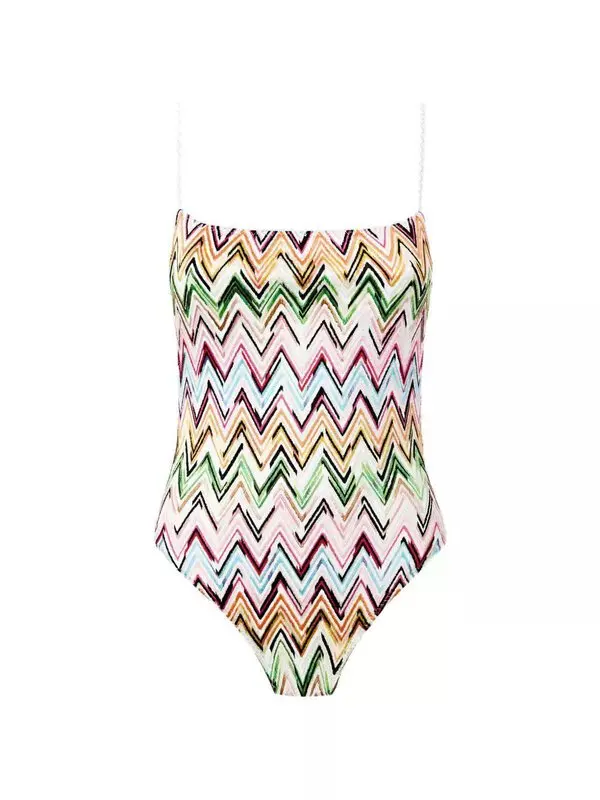 Missoni Zigzag One-piece Swimsuit - Neutrals