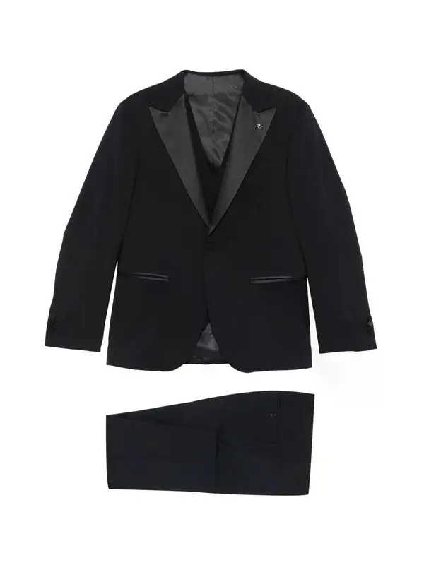 MANUEL RITZ Single-breasted Suit - Blue