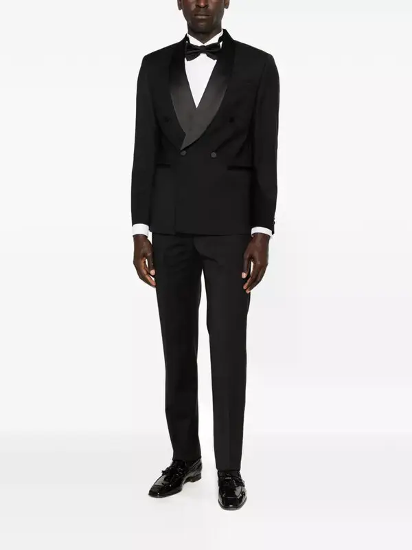 MANUEL RITZ Shawl-lapel Suit - Black