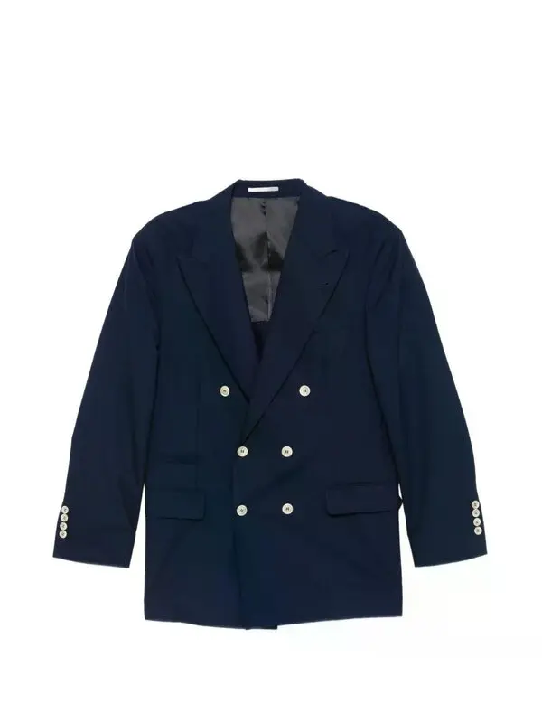 Brunello Cucinelli Double-breasted Jacket - Blue