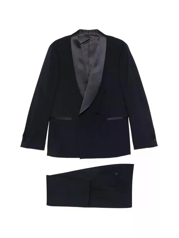 MANUEL RITZ Double-breasted Suit - Blue