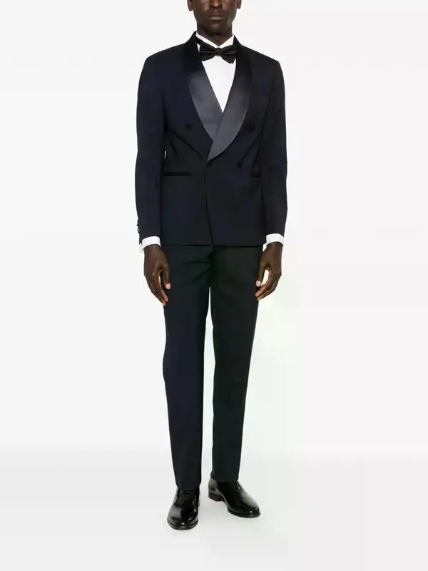 MANUEL RITZ Double-breasted Suit - Blue
