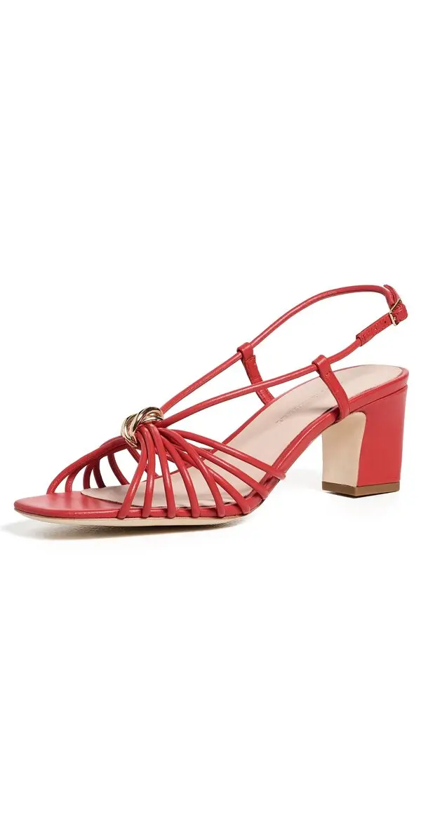 LOEFFLER RANDALL Minna Heeled Sandals - Red