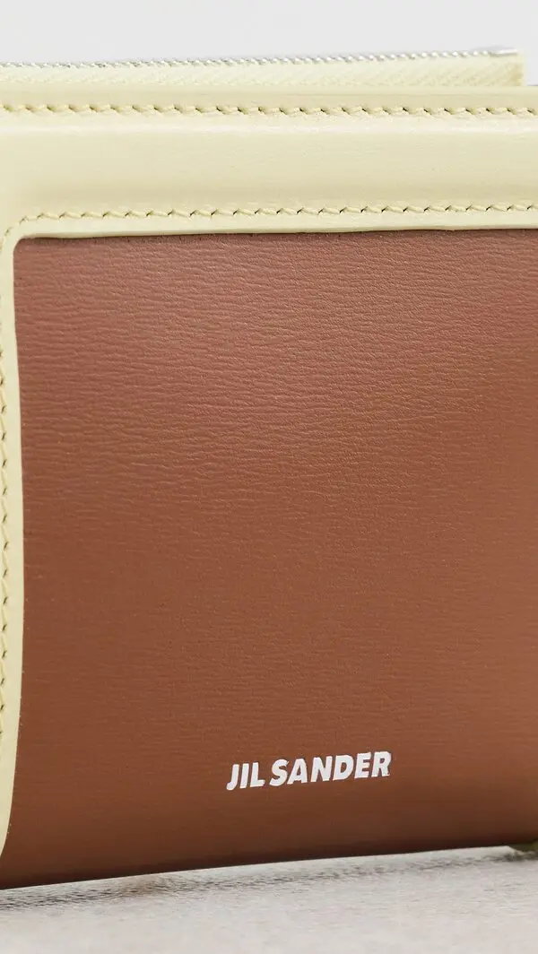 JIL SANDER Mini French Giro Wallet