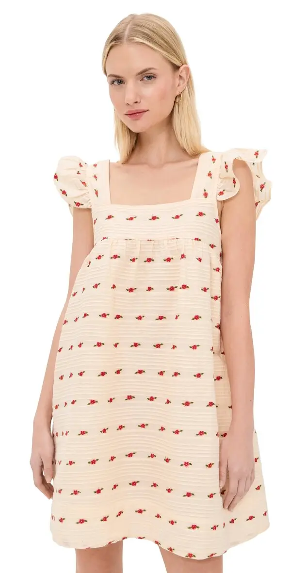 For Love & Lemons Aster Babydoll Mini Dress