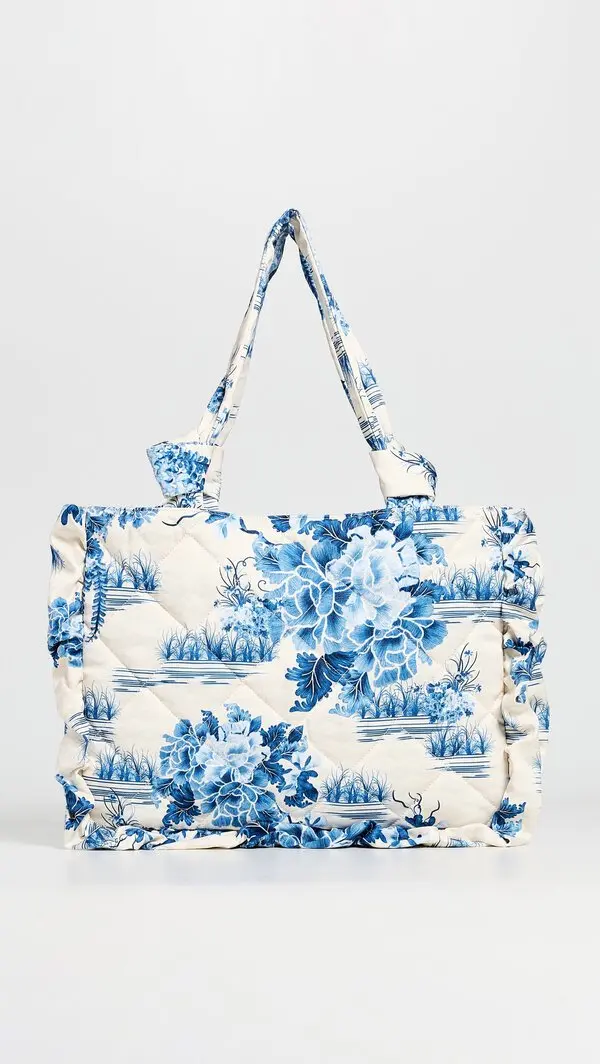 Agua Bendita Ambroise Ivy Quilted Tote Bag