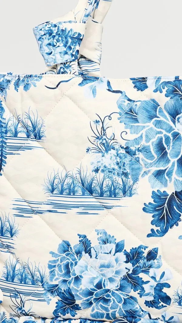 Agua Bendita Ambroise Ivy Quilted Tote Bag