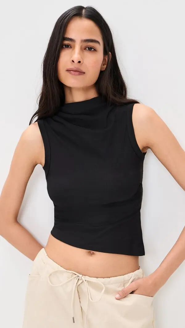 THE LINE BY K Selma Tank Top - Black