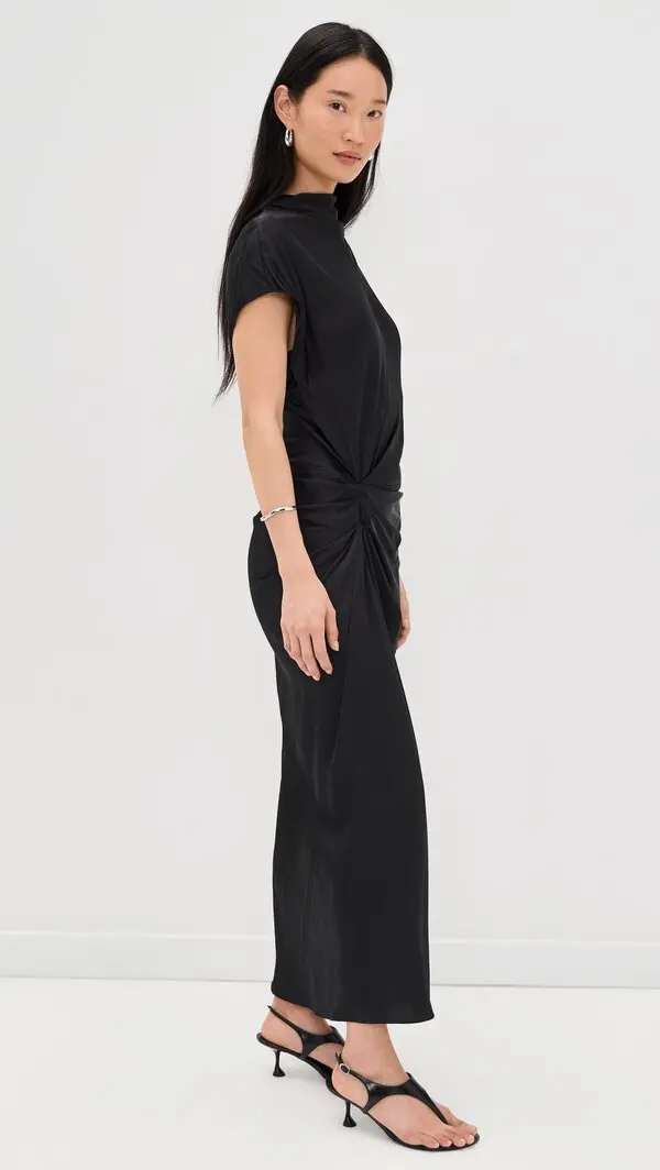 A.L.C. Alma Maxi Dress In Black | Editorialist