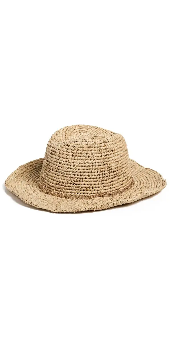 Eugenia Kim Winnona Raffia Hat - Camel