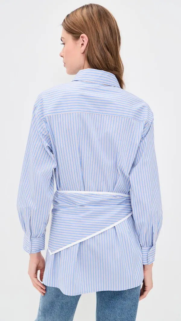 Line & Dot Eleni Button Down Shirt Tunic