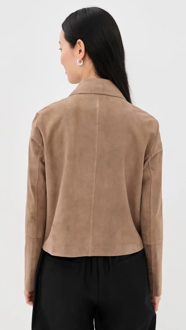 ARMA Emy Goat Suede Jacket - Soil
