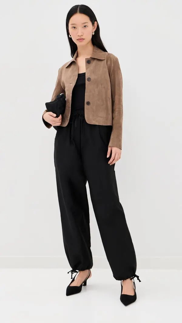ARMA Emy Goat Suede Jacket - Soil