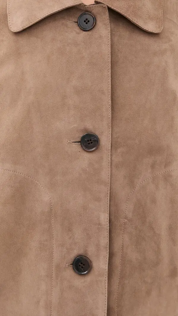 ARMA Emy Goat Suede Jacket - Soil