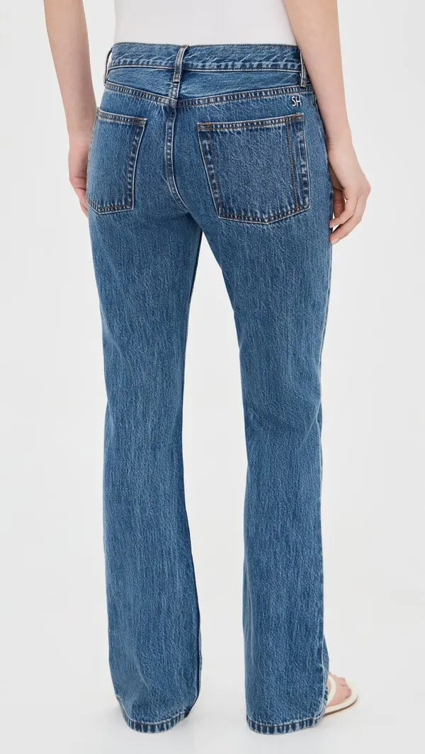 Still Here Tomorrow Low-rise Jeans - Classic Blue