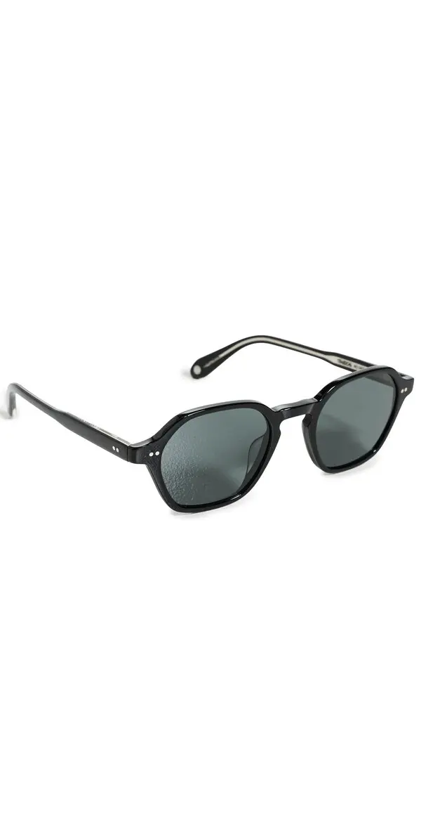 Garrett Leight Temescal Sunglasses - Bk/sfpbs