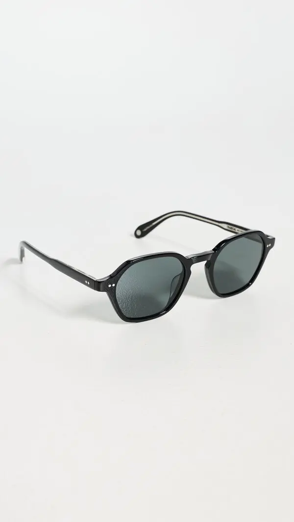 Garrett Leight Temescal Sunglasses - Bk/sfpbs