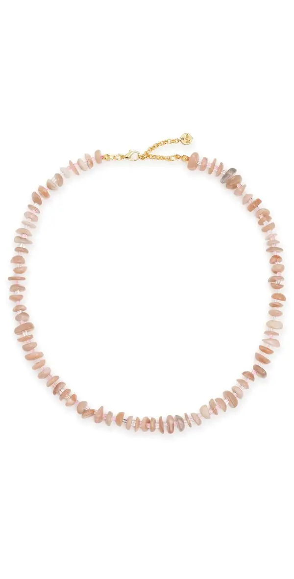Maison Irem Seren Stone Beaded Necklace - Pink