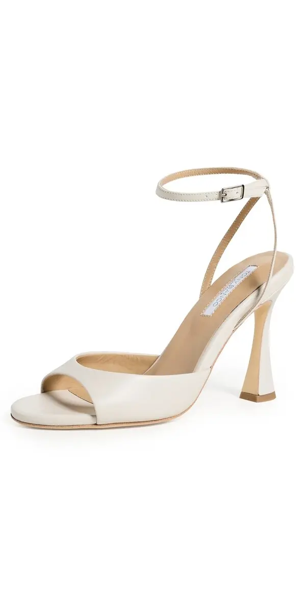 TONY BIANCO Violet High Heel Sandal - Dove Nappa