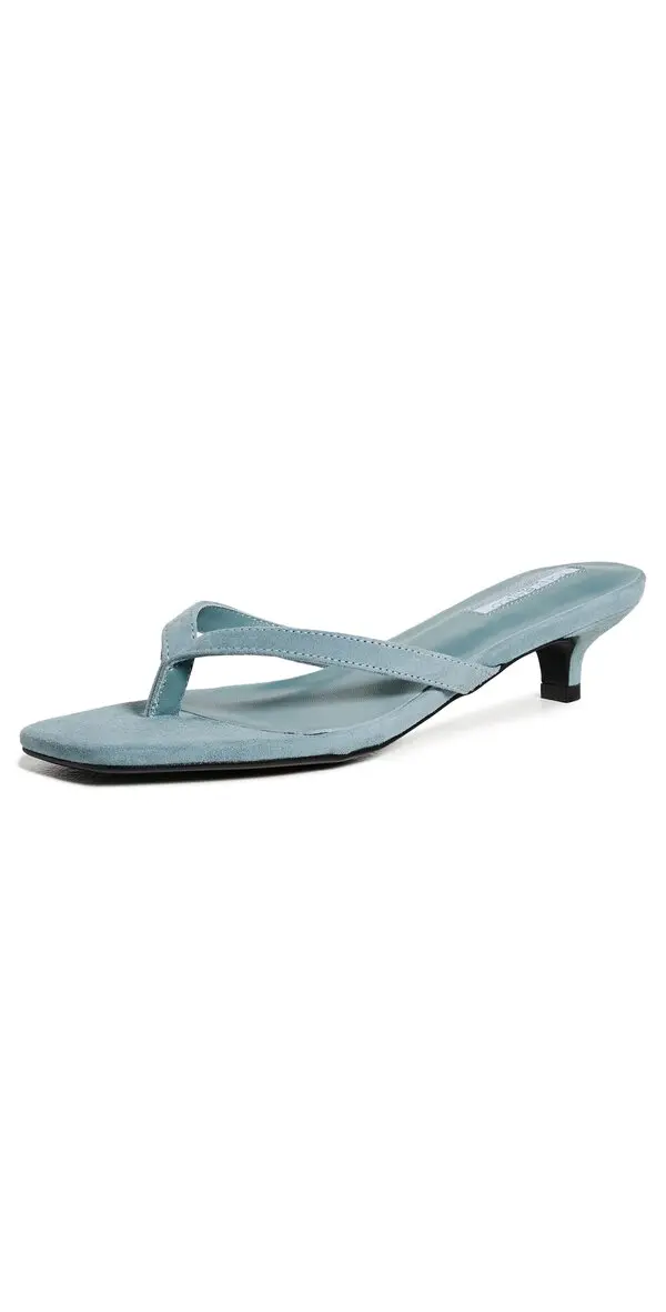 TONY BIANCO Annie Suede Kitten Heel Sandals
