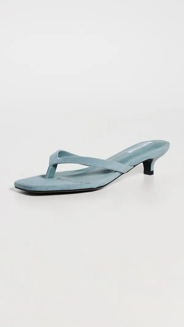 TONY BIANCO Annie Suede Kitten Heel Sandals