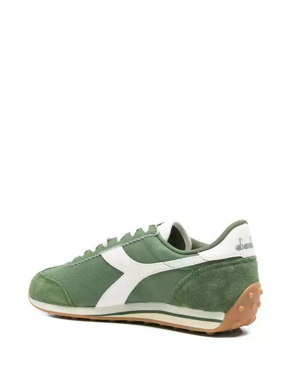 DIADORA Rally Punched Leather Sneakers - Green