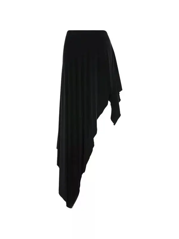 MAISON MARGIELA Draped Asymmetrical Maxi Skirt