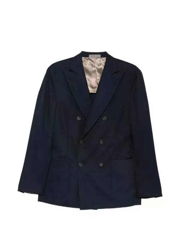 Corneliani Button-up Double-breasted Suit - Blue