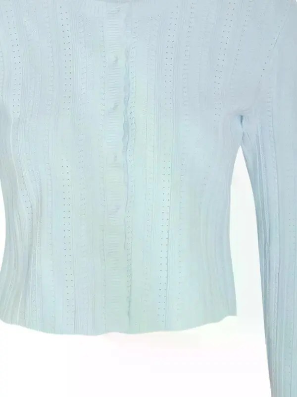 LoveShackFancy Zoriah Ribbed Cardigan