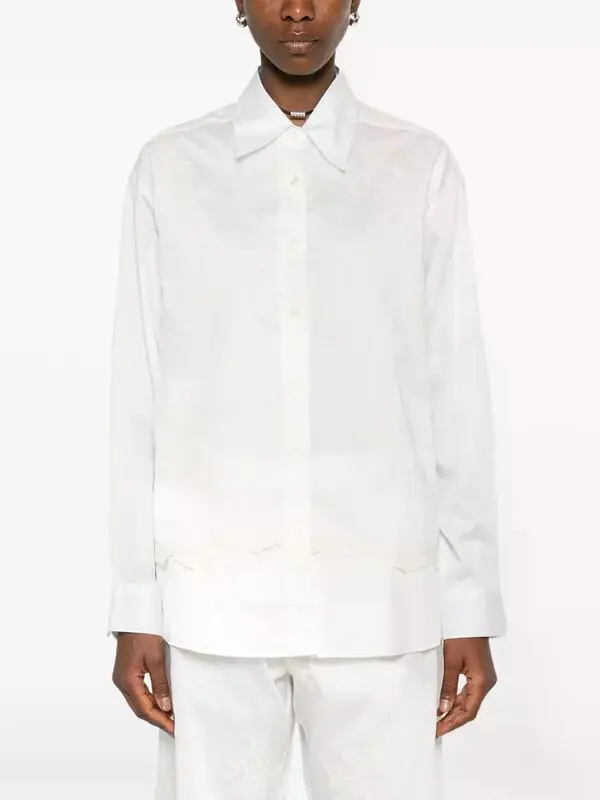 Our Legacy Lace-trimmed Shirt