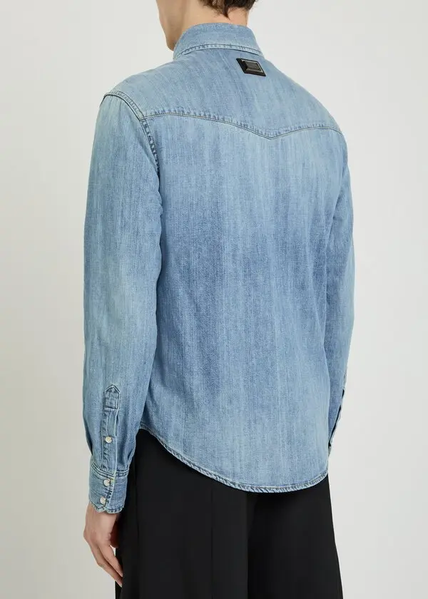 Dolce & Gabbana Distressed Shirt - Denim