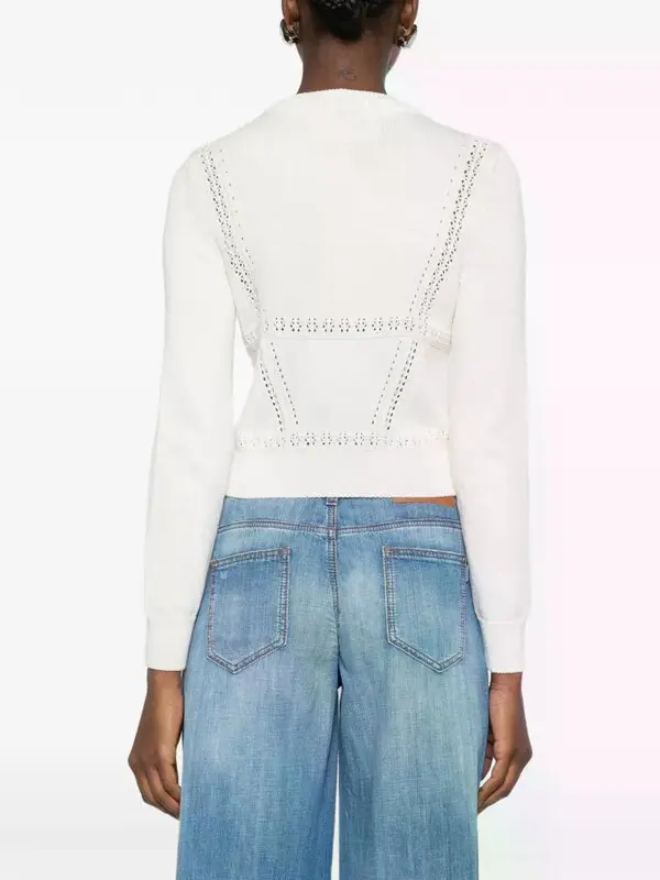 Ermanno Scervino Open-stitch Layered Cardigan