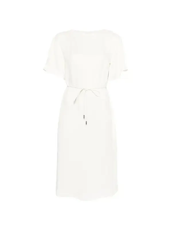 Herno Tie-waist Midi Dress