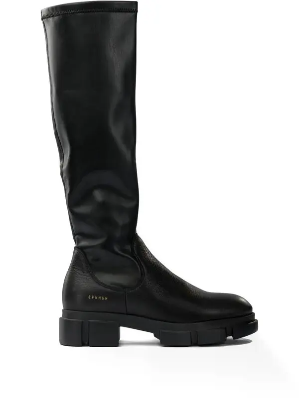 COPENHAGEN  Leather Platform Boots