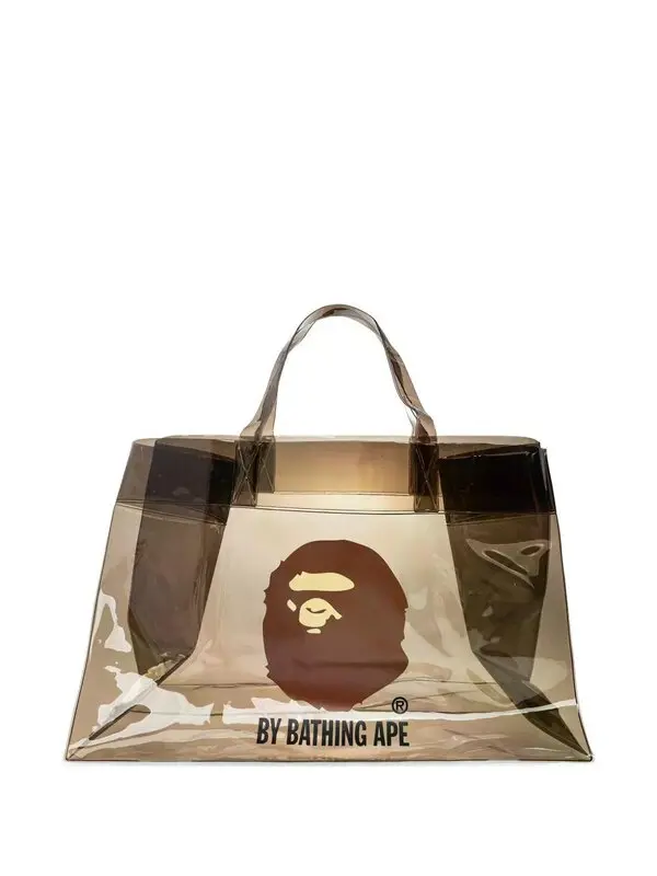 A BATHING APE Ape Head-print Tote Bag - Brown