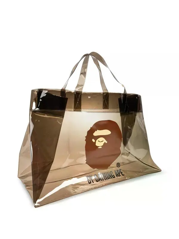 A BATHING APE Ape Head-print Tote Bag - Brown