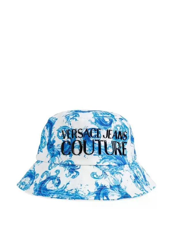 Versace Barocco-print Bucket Hat - White