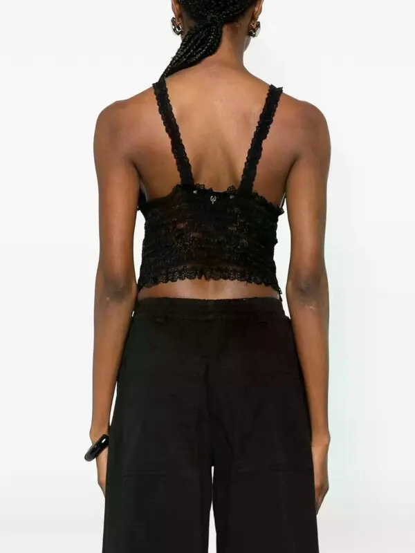 PHILIA LOFT Scallop-trim Tank Top