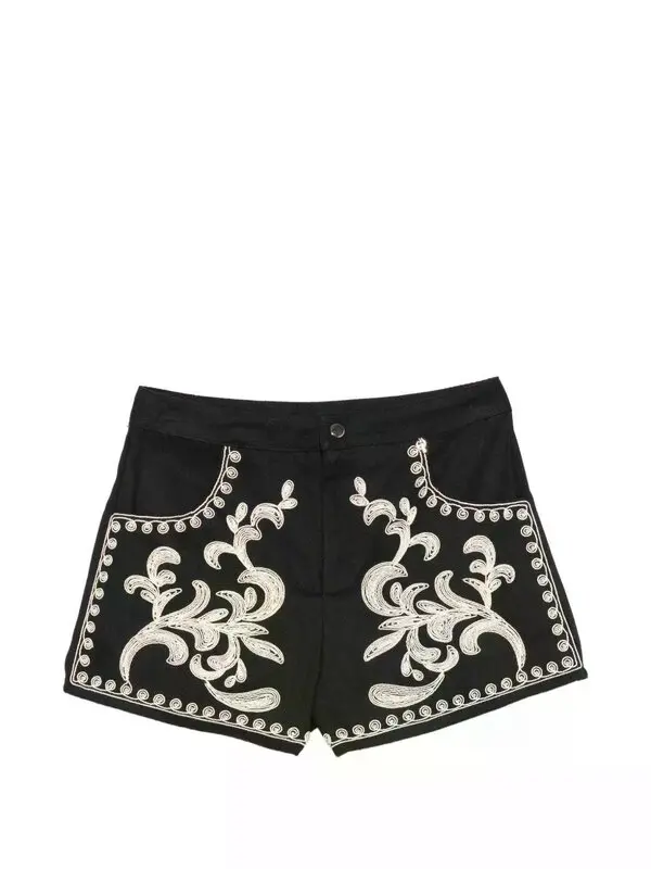 PHILIA LOFT Embroidered Shorts