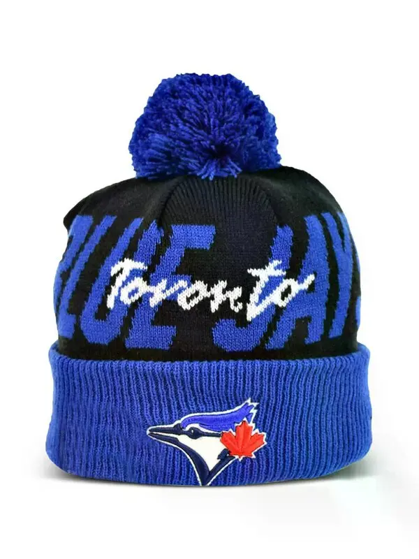 New Era Toronto Blue Jays Pom-pom Beanie - Black